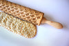 Embossed Rolling Pin | Handmade | Solid Wood | Add Magic to Baking ...