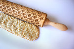 Embossed Rolling Pin | Handmade | Solid Wood | Add Magic to Baking ...