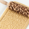 Embossed Rolling Pin | Handmade | Solid Wood | Add Magic to Baking ...