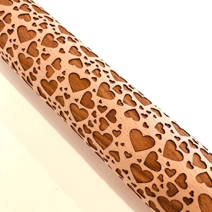 Embossed Rolling Pin | Handmade | Solid Wood | Add Magic to Baking ...